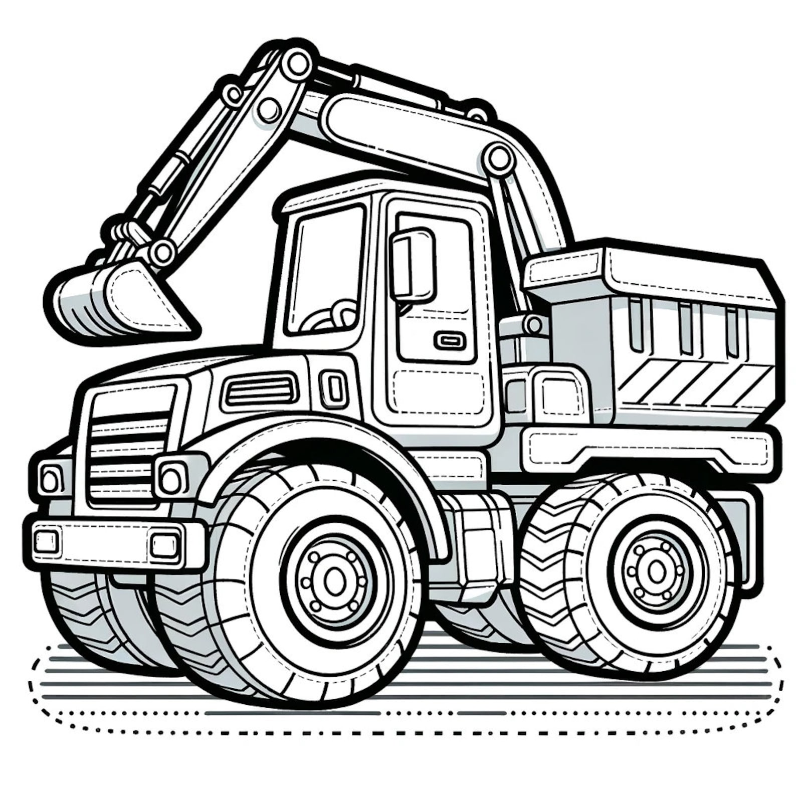 Little Builders A Construction Coloring Adventure for Kids - Etsy