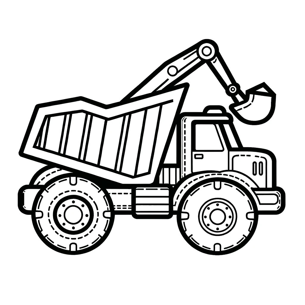 Little Builders A Construction Coloring Adventure for Kids - Etsy