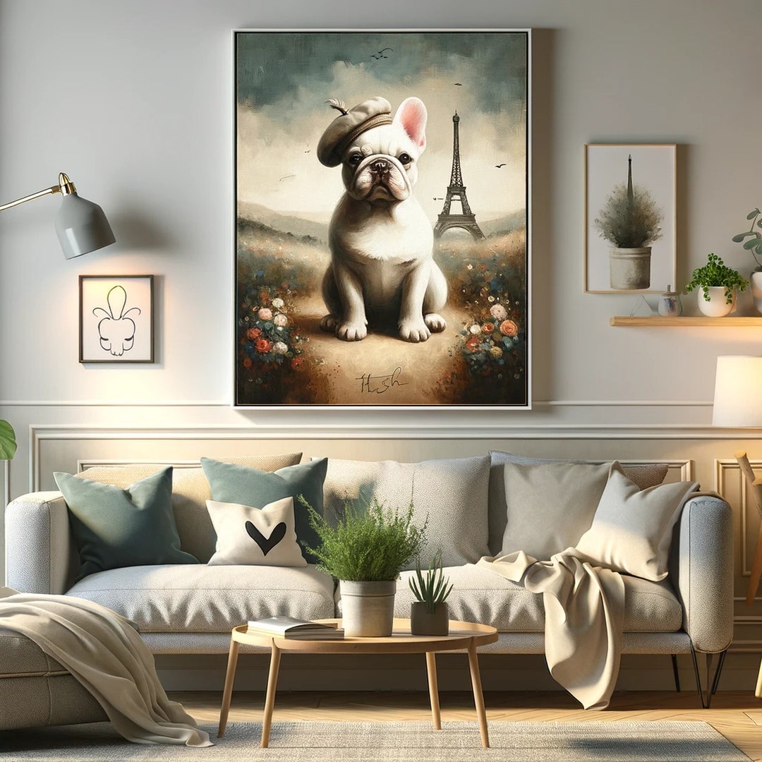 Frenchie in Paris - Etsy
