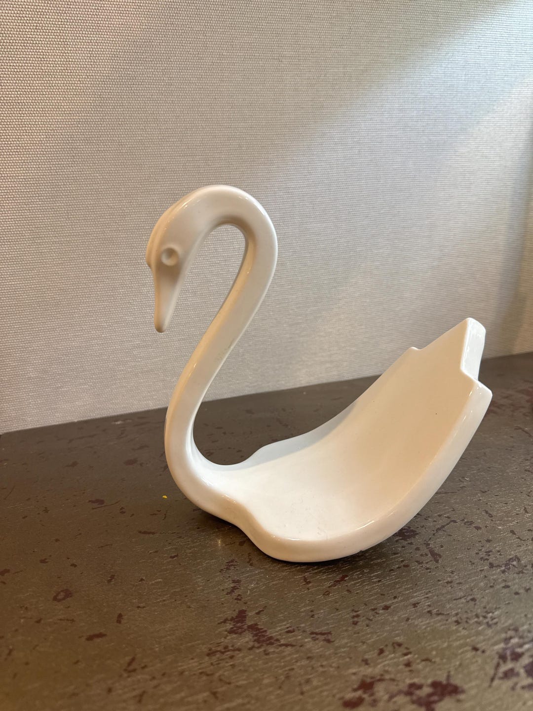 Vintage White Swan Towel Holder - Etsy