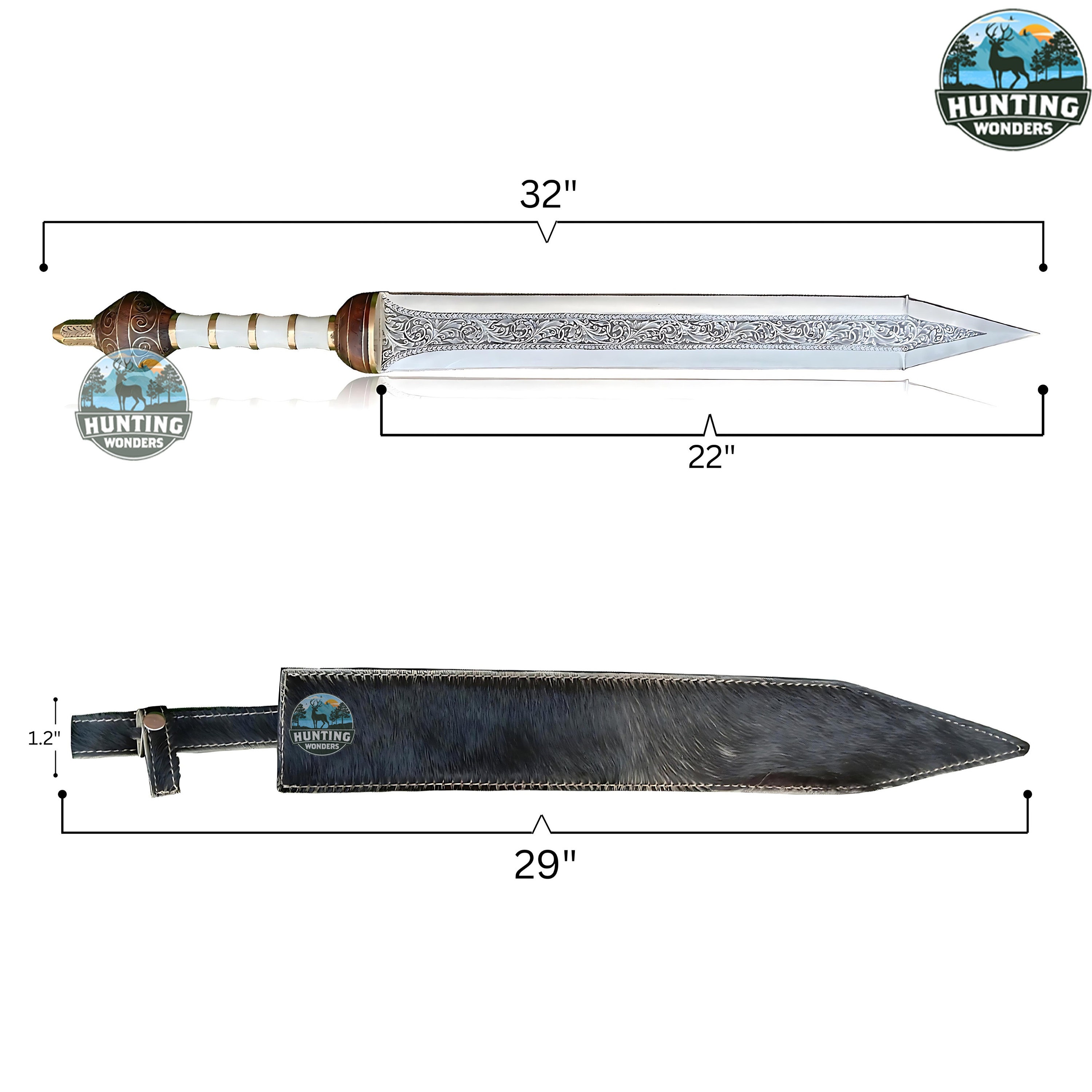 Roman Gladius Sword Hand Engraved Greek Sword Antique Collectible Sword ...