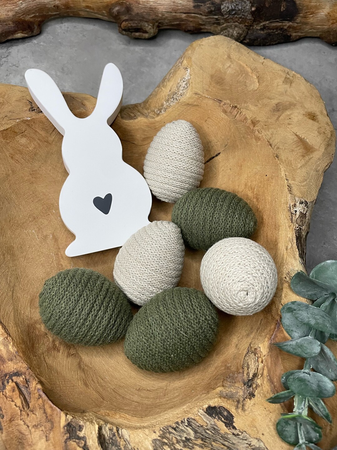 Set of 3 Decorative Easter Eggs, Each Individually Made by Hand ...