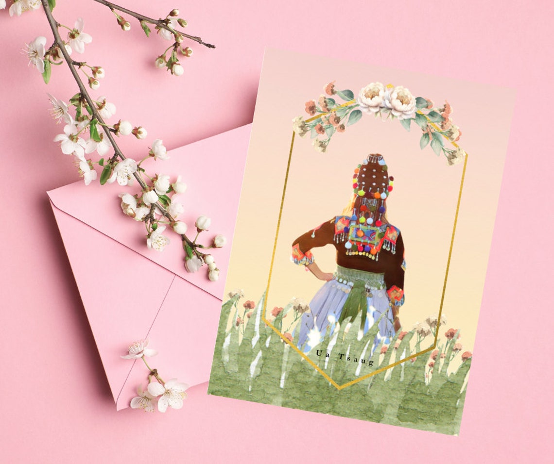 Hmong Thank You Card - Etsy