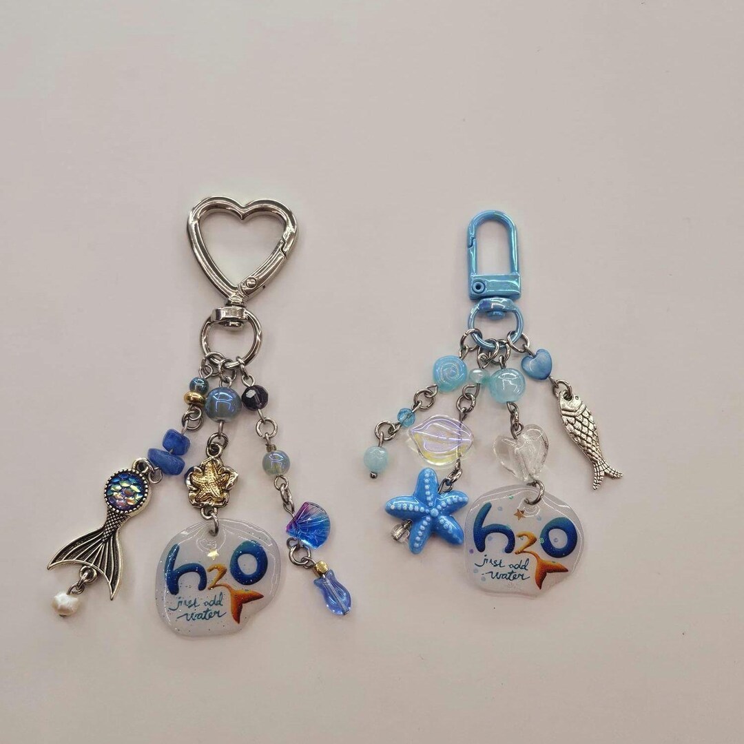 H2O: Just Add Water Beaded Keychains - Etsy