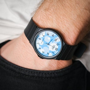 Casio MQ24 - Bubble - Handpainted - Etsy