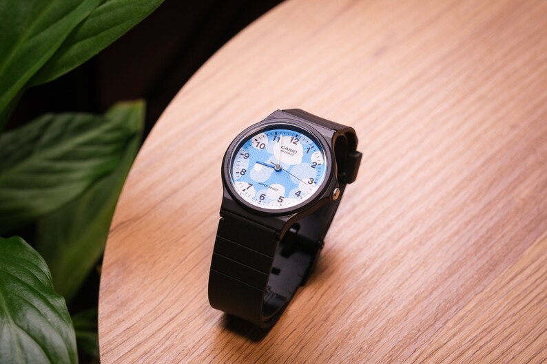 Casio MQ24 - Bubble - Handpainted - Etsy