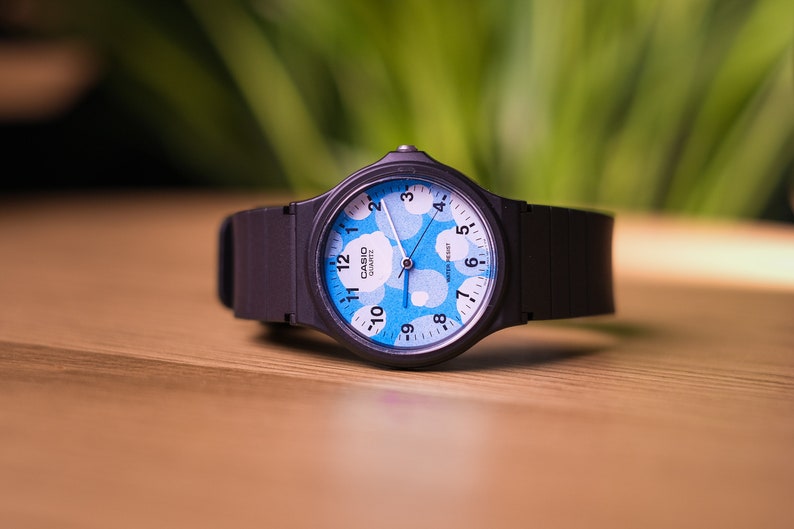 Casio MQ24 - Bubble - Handpainted - Etsy