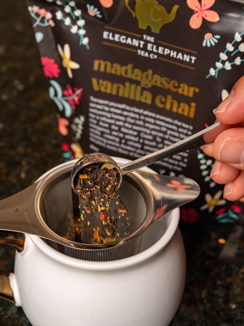 Luxury Madagascar Vanilla Chai Tea - Loose Leaf - 8 Oz Pouch - Etsy