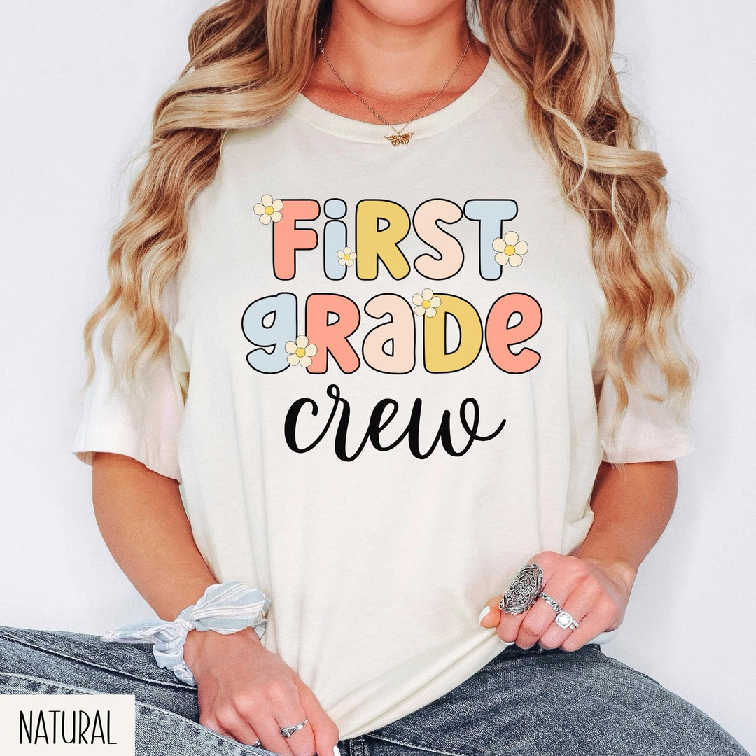 First Grade Crew Shirt, 1st Grade Crew T-shirt, First Day of School ...
