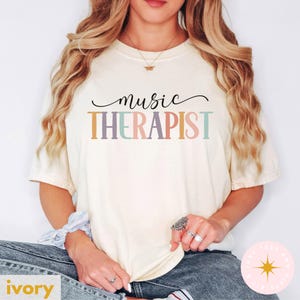Music Therapist Shirt, Music Therapy Shirt, Music Therapist Gift ...