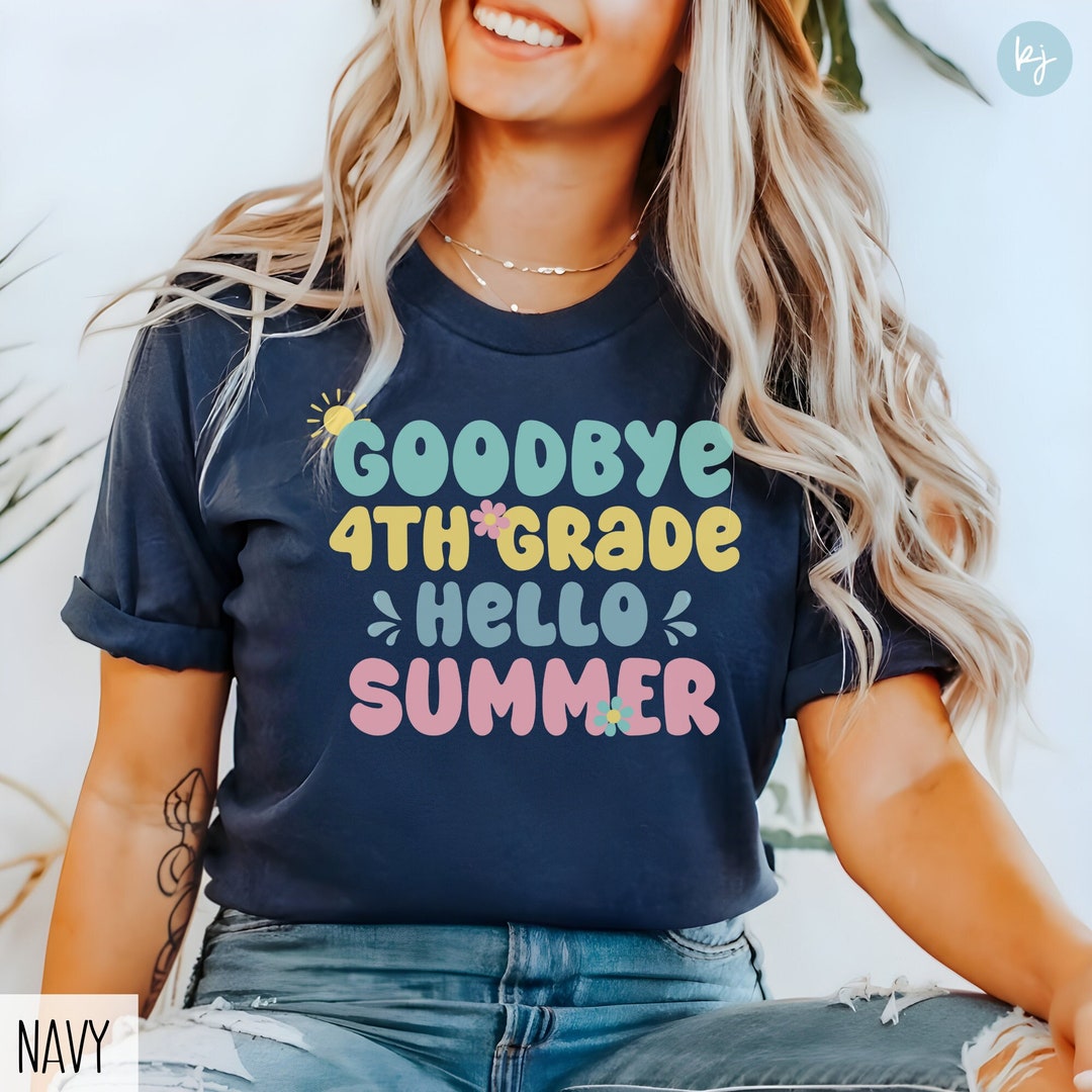 4th Grade Teacher T-shirt, End of School Shirt, Last Day of School T ...