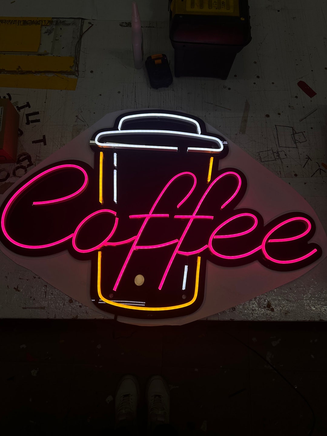 Coffee Shop Sign Neon Coffee Sign - Etsy