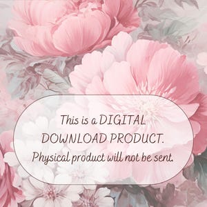 Watercolor Pink Floral Shabby Chic Paper: 33 Romantic Journal Pages ...