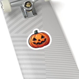 Classic Jack-o'lantern Halloween Sticker Cute Pumpkin Vinyl Decal - Etsy
