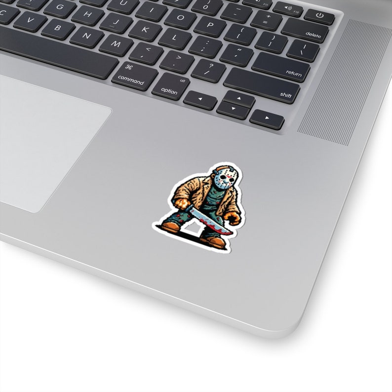 Retro Jason Voorhees Pixel Art Kiss-cut Sticker Multiple Sizes ...