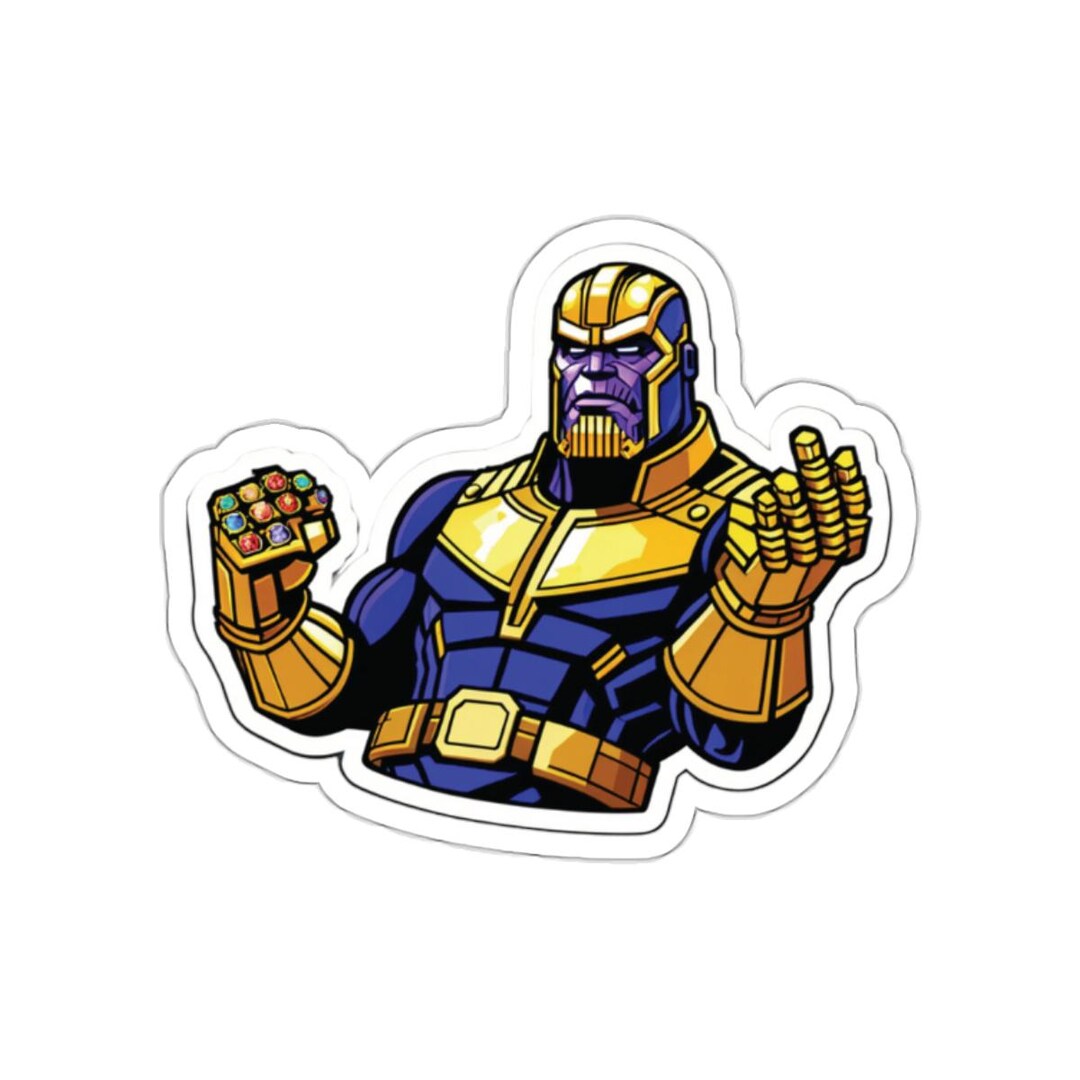 Thanos Infinity Gauntlet Sticker Available in 3 Sizes Waterproof and ...