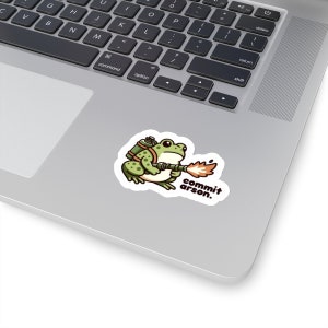 Commit Arson Frog Sticker - Etsy