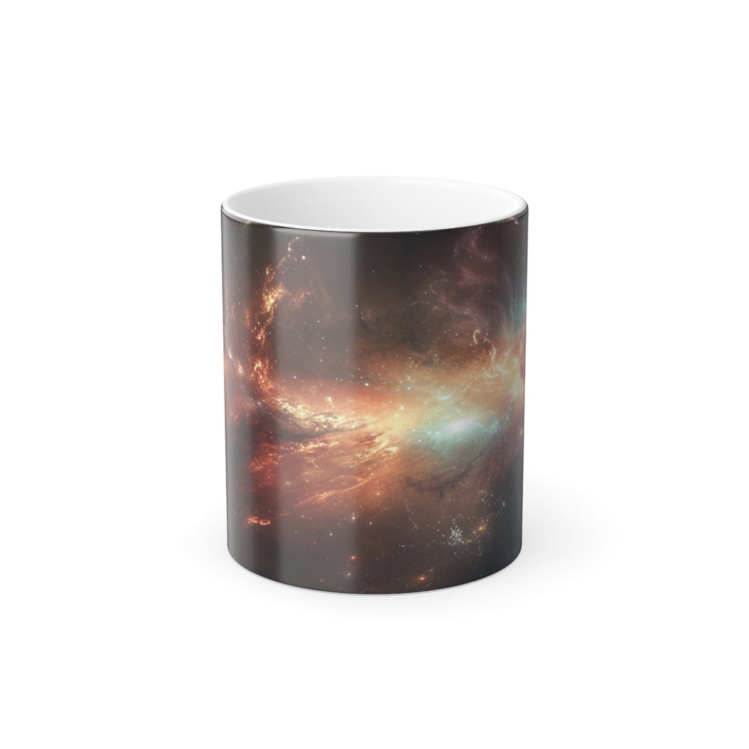 Galactic Nebula Color-changing Mug Heat-reactive Cosmic Coffee Cup 11oz ...