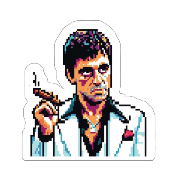 Tony Pixel Art - Etsy