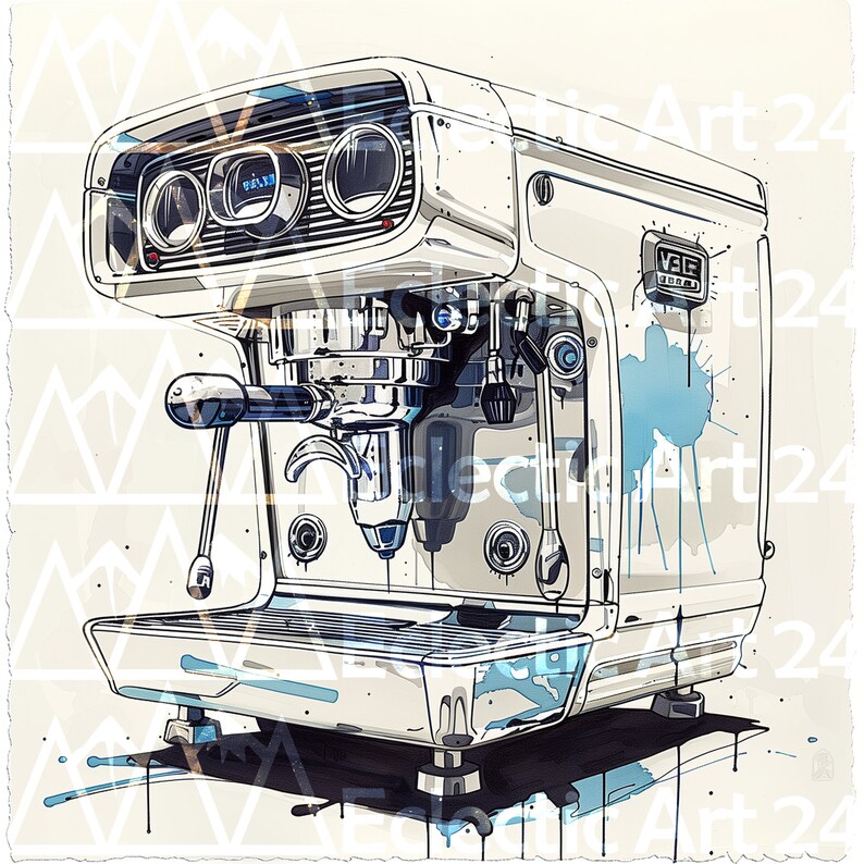 Classic Car Coffee Machine Mug Design - Etsy