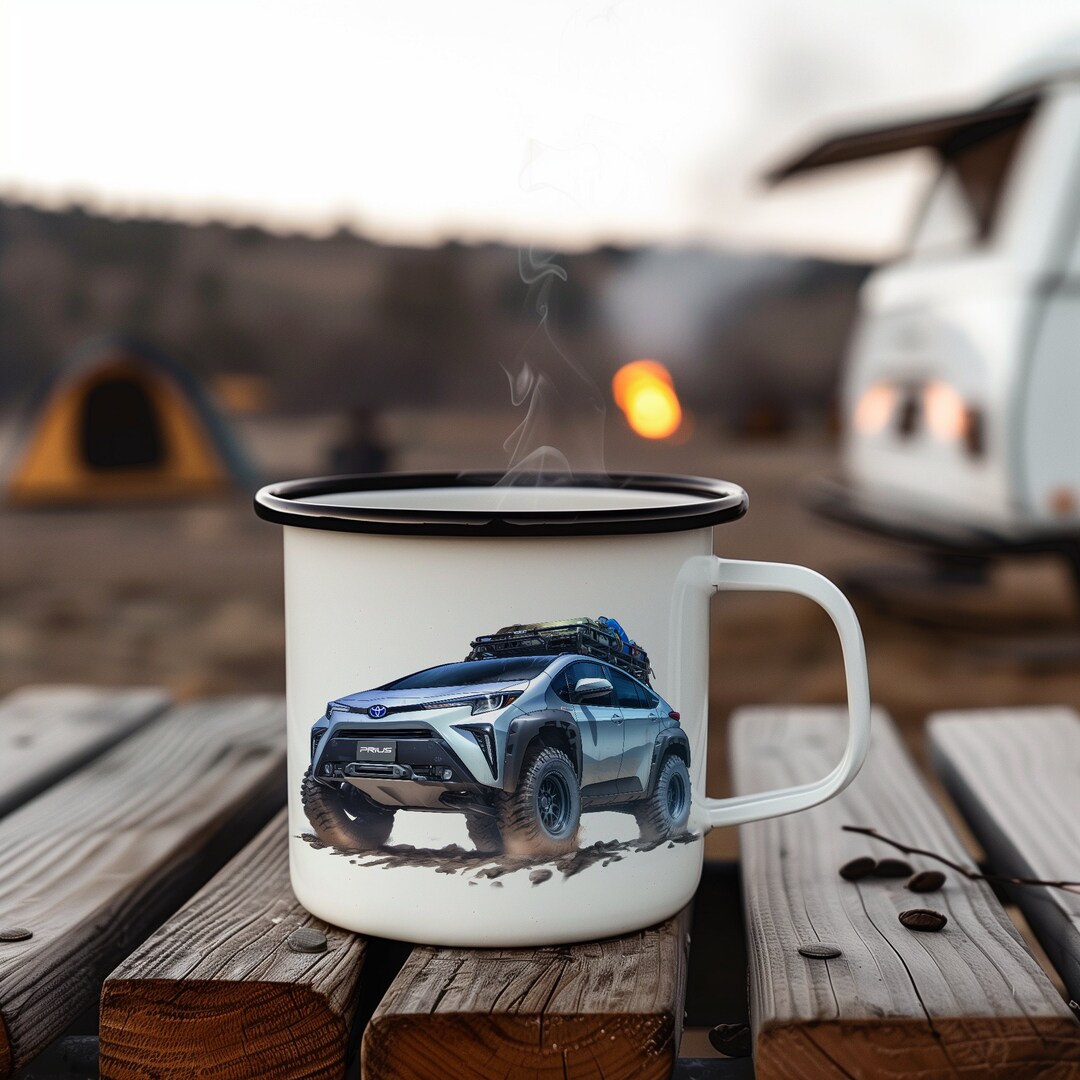 Overland Toyota Prius Enamel Mug - Modified Offroad - Adventure-ready ...