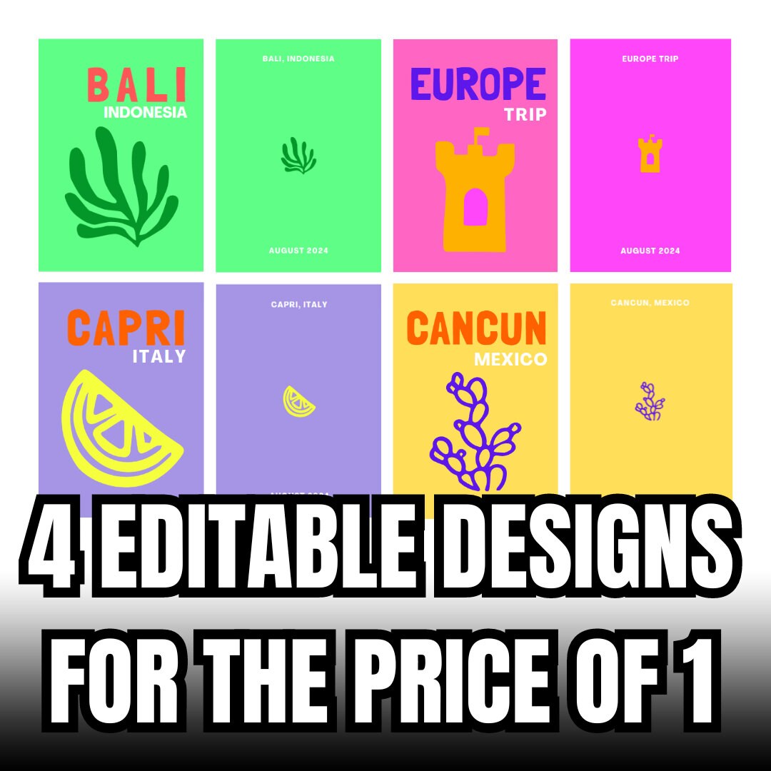 Coffee Table Book Template Photobook Template Book Photography CANVA ...