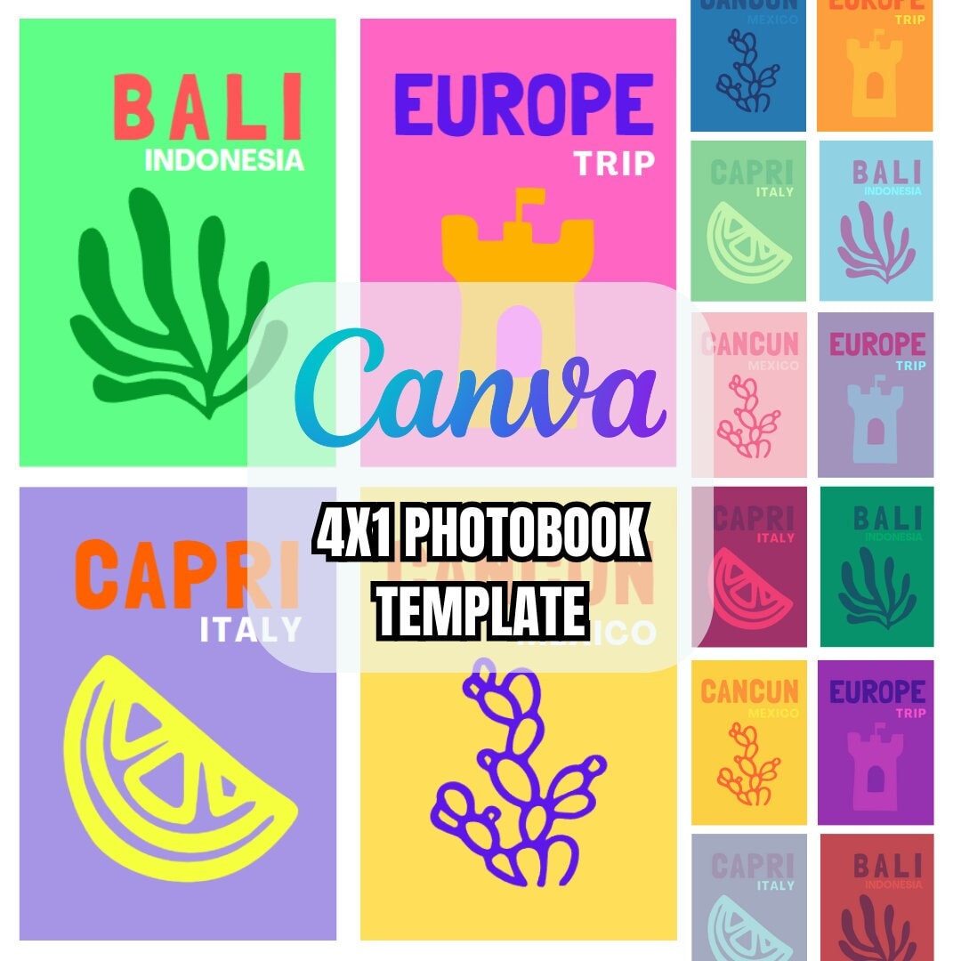 Coffee Table Book Template Photobook Template Book Photography CANVA ...