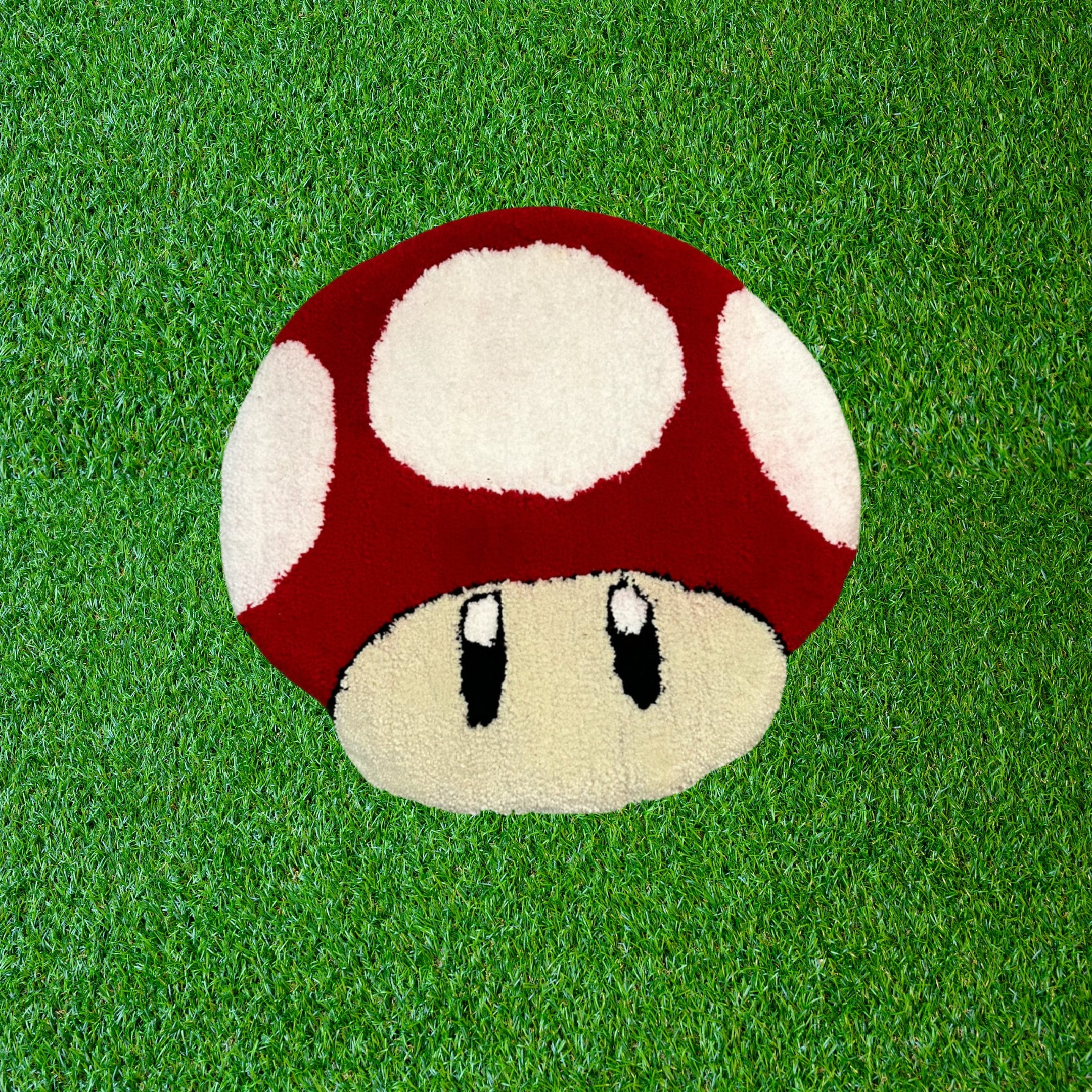MARIO MUSHROOM RUG - Etsy