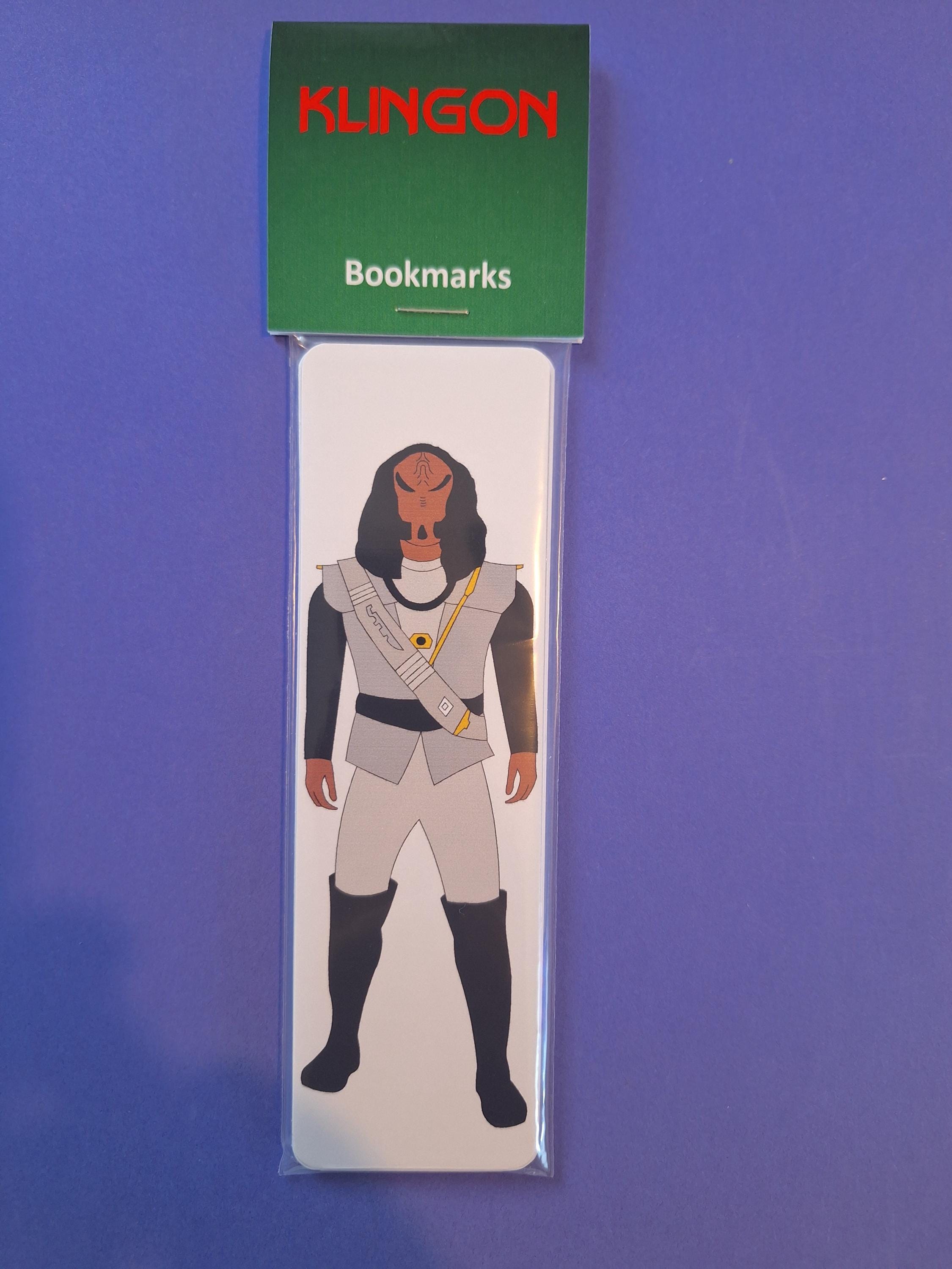 Star Trek Klingon Bookmarks - Etsy