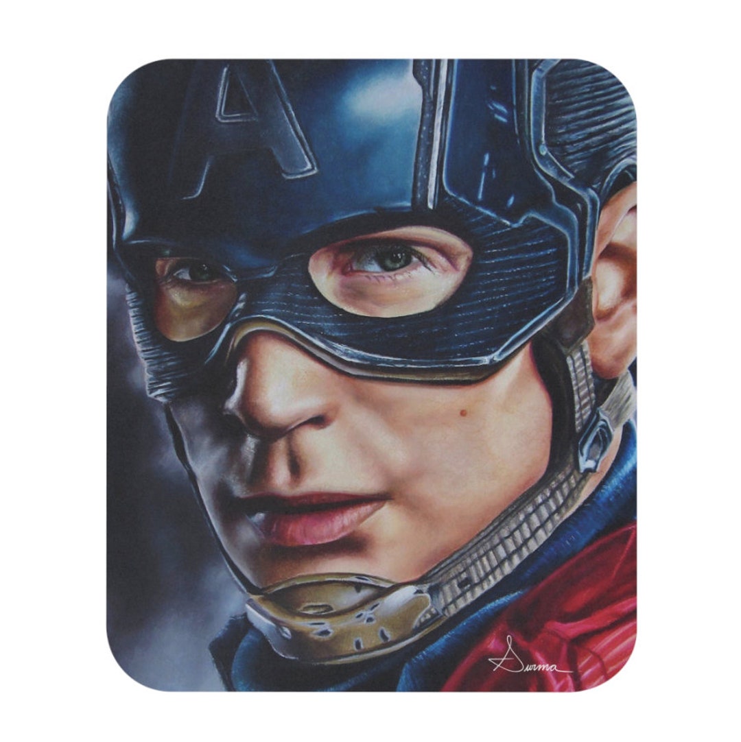 Captain America Mouse Pad - Etsy