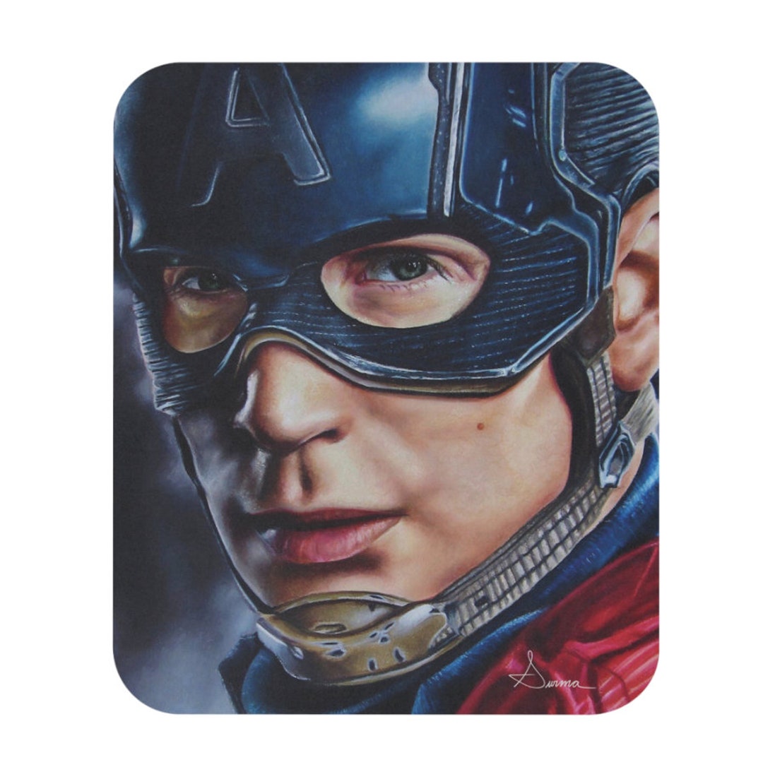 Captain America Mouse Pad - Etsy