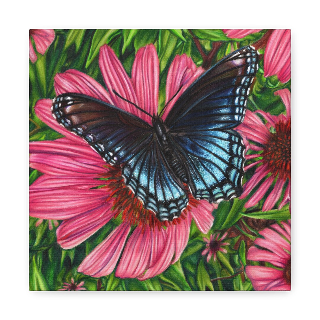Butterfly Canvas Print - Etsy
