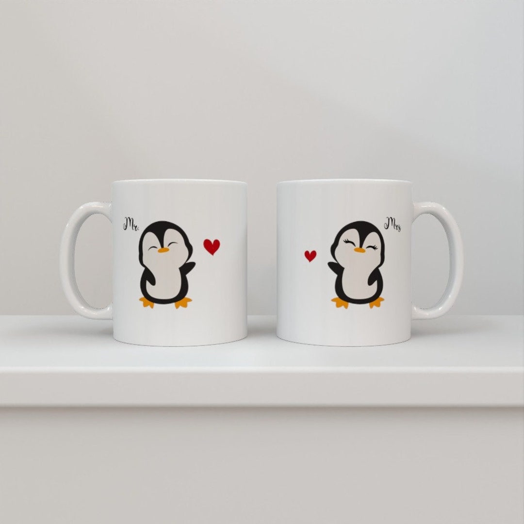 Couple Mugs, Mr and Mrs Matching Mugs for Couples, Valentines Gifts ...