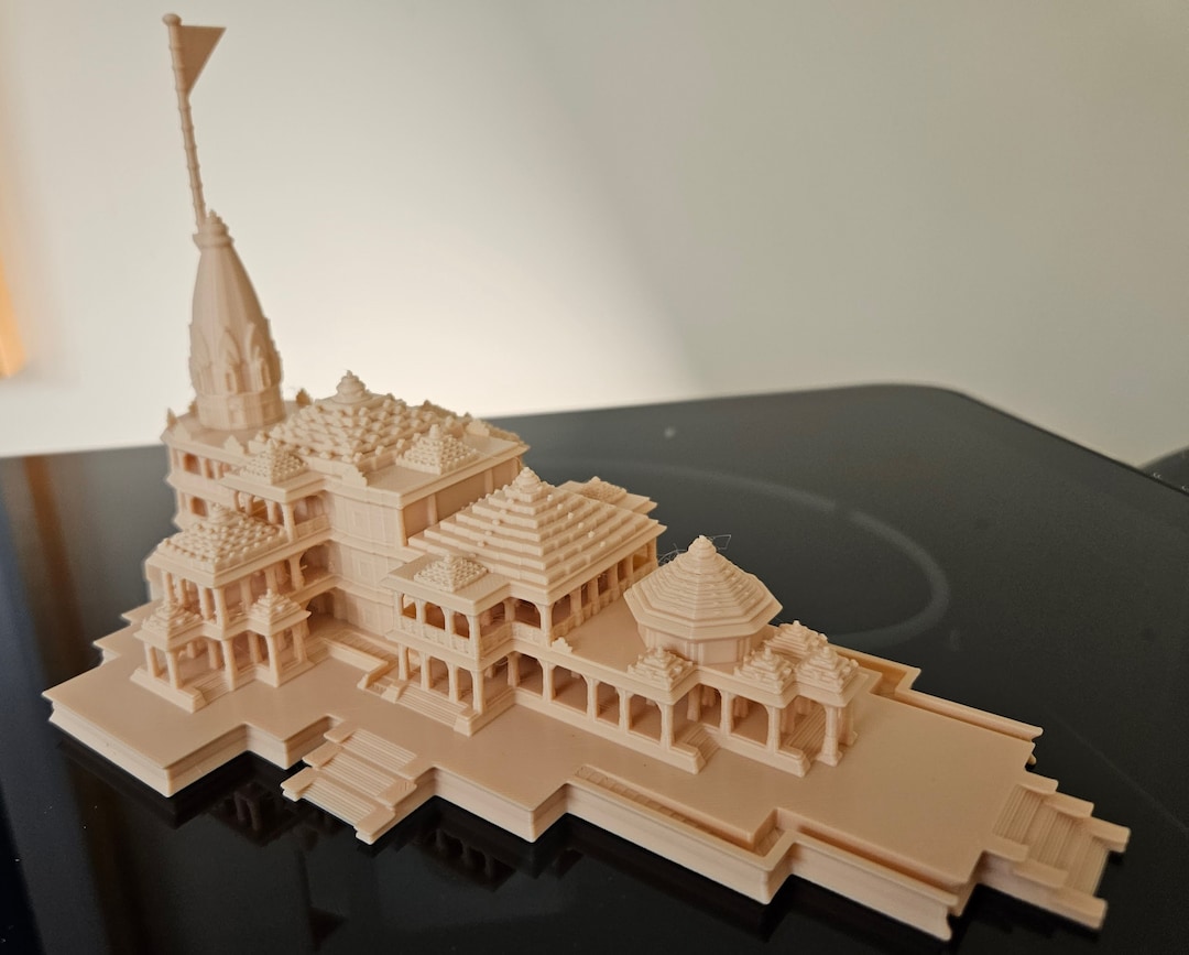 Ayodhya Ram Mandir 3D Printed Model - Etsy