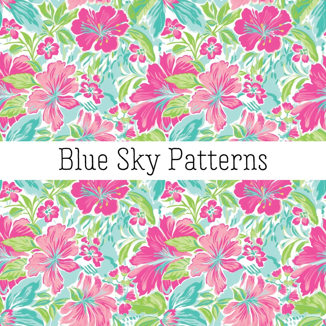 Tropical Floral Seamless Pattern - Etsy