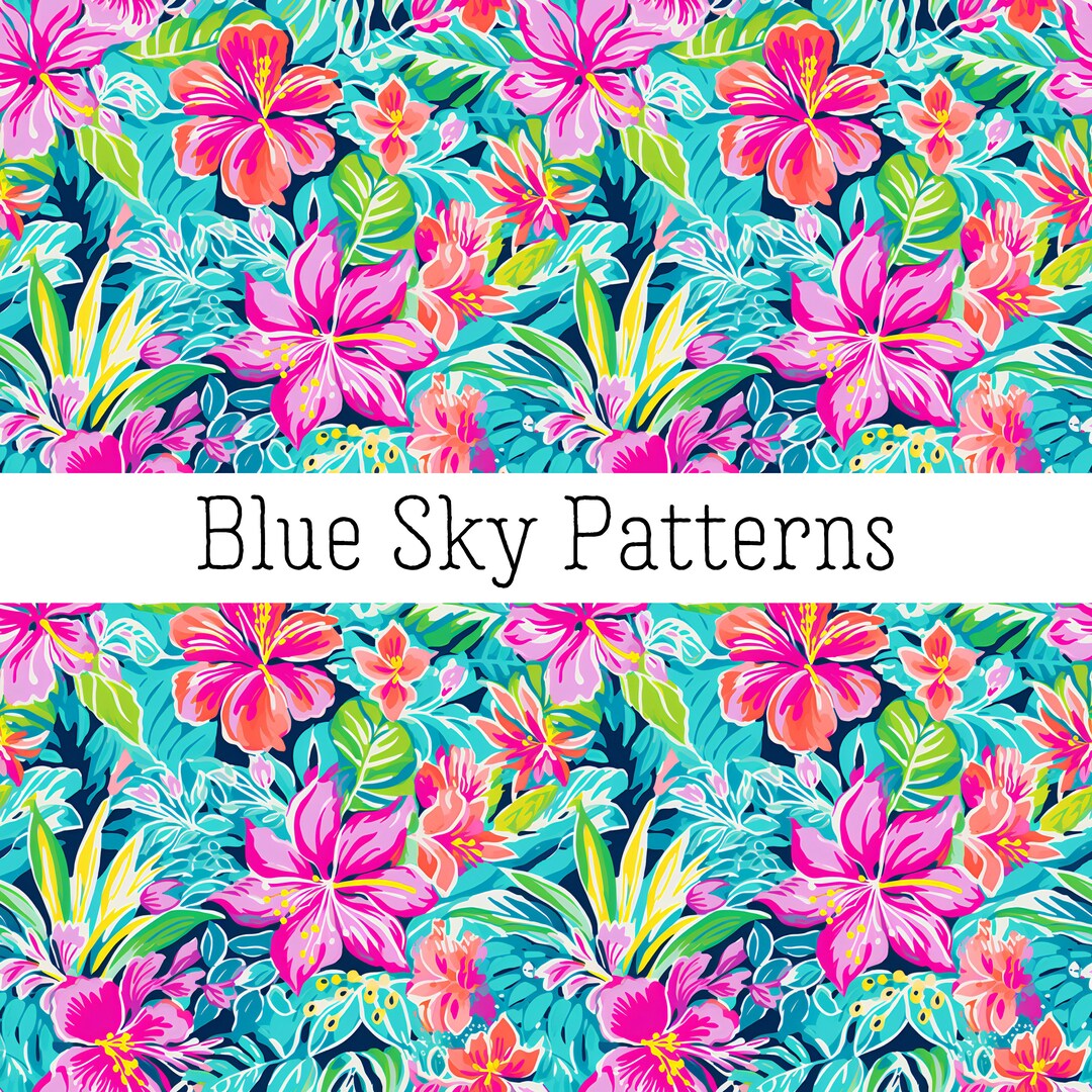 Tropical Seamless Pattern - Etsy