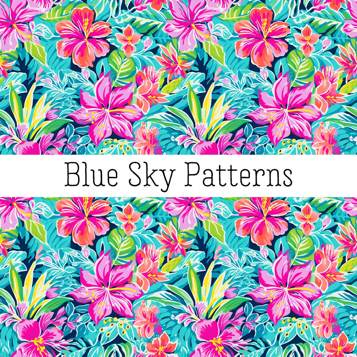Tropical Seamless Pattern - Etsy