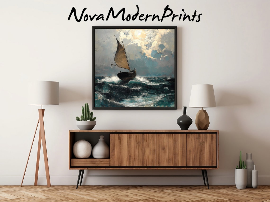 Printable Seascape Version 3 Wall Art Downloadable Digital - Etsy