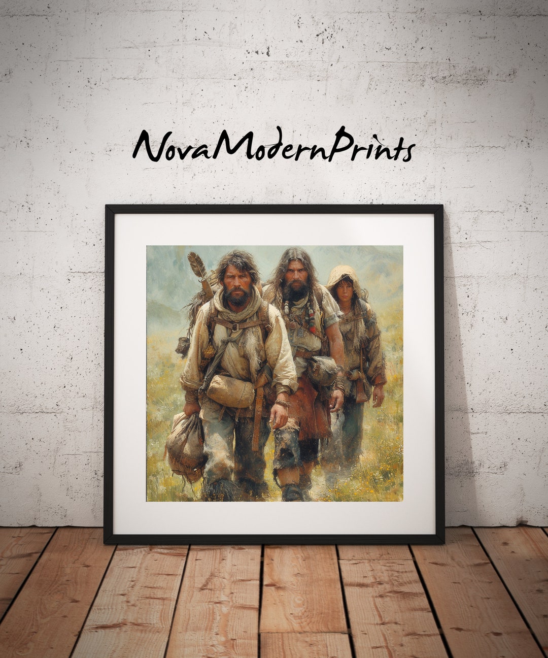 Printable Neolithic People Version 3 Wall Art Downloadable Digital - Etsy