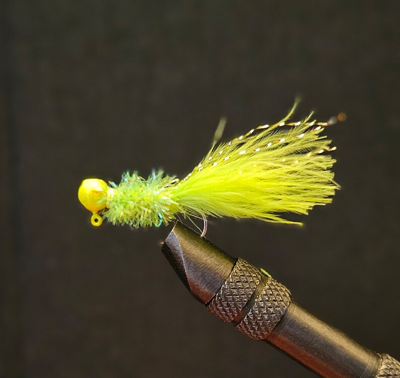 3 Crappie Jigs Hand Tied, Powder Coated, and Baked. Pick What U Want - Etsy