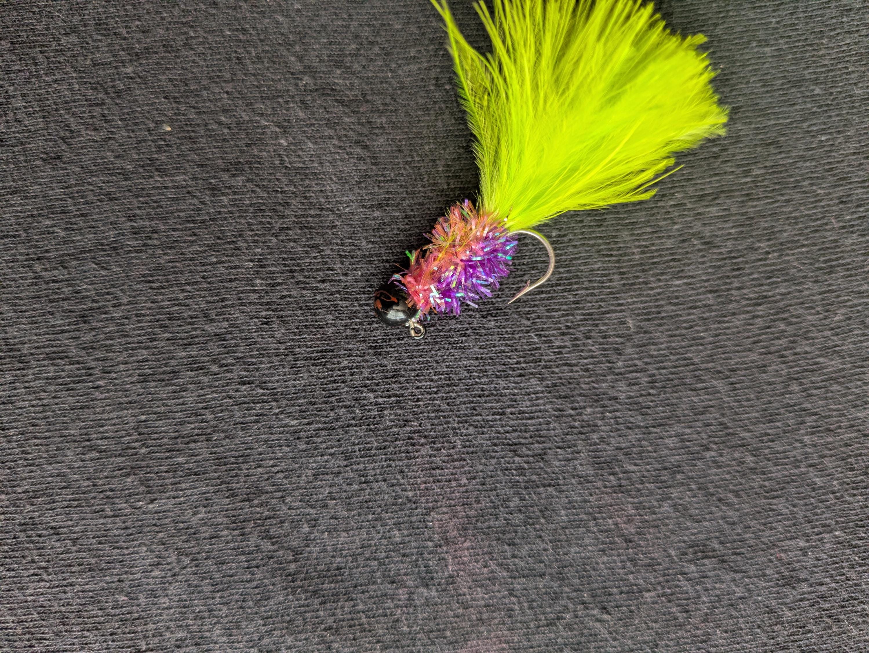 3 Crappie Jigs Hand Tied, Powder Coated, and Baked. Pick What U Want - Etsy