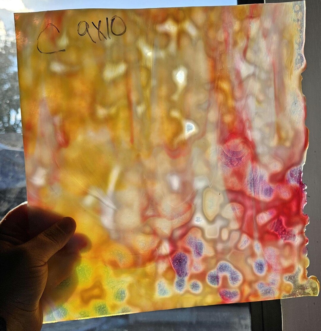 Oceana Glass 701 Yellow, Gold Pink - Etsy