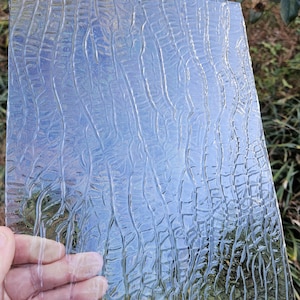Corteza, Clear, Oceanside, Stained Glass Sheet - Etsy