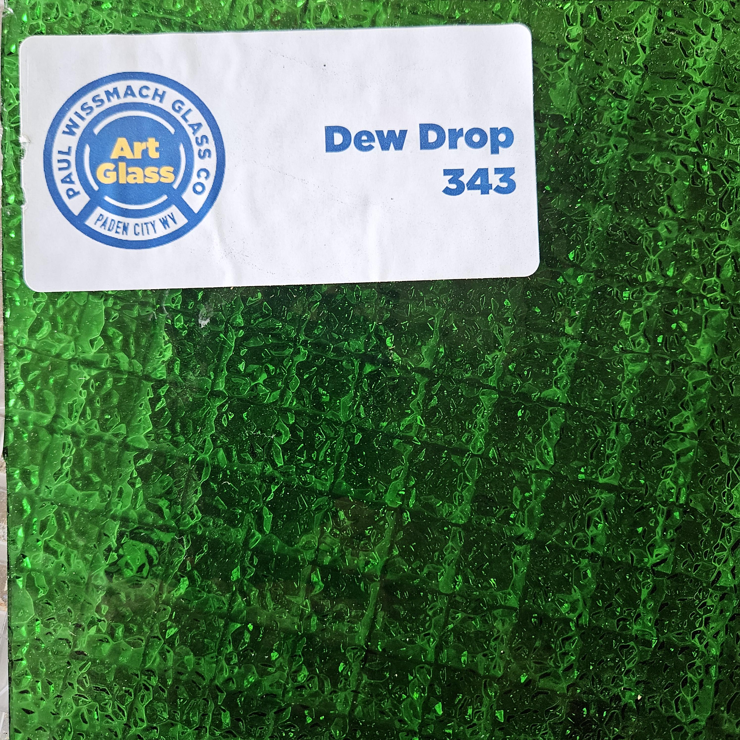 Medium Green, Dew Drop, Wissmach, Stained Glass Sheets - Etsy