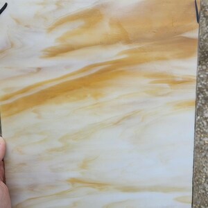Flemish, Medium Light Amber, Kokomo, 11MLF, Stained Glass Sheet - Etsy
