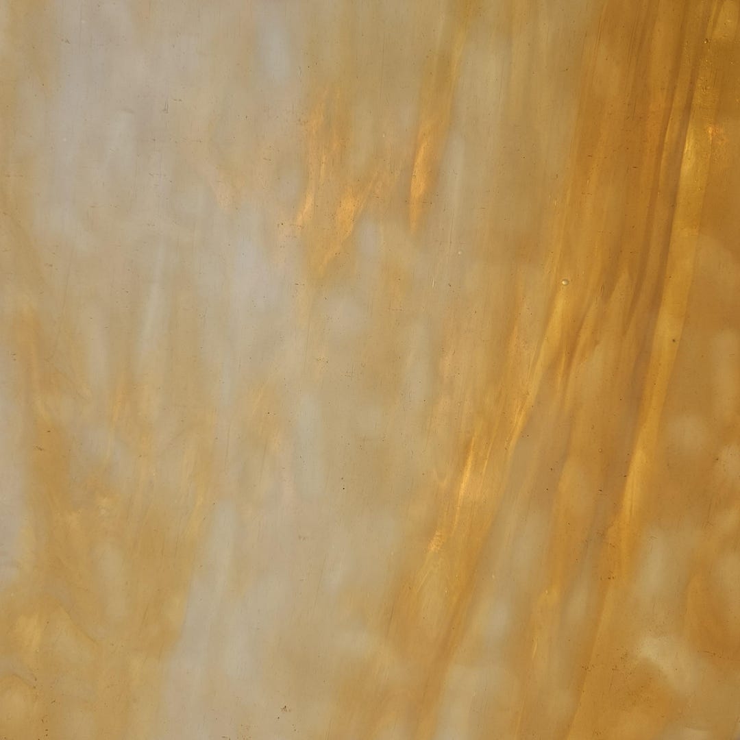 Flemish, Medium Light Amber, Kokomo, 11MLF, Stained Glass Sheet - Etsy