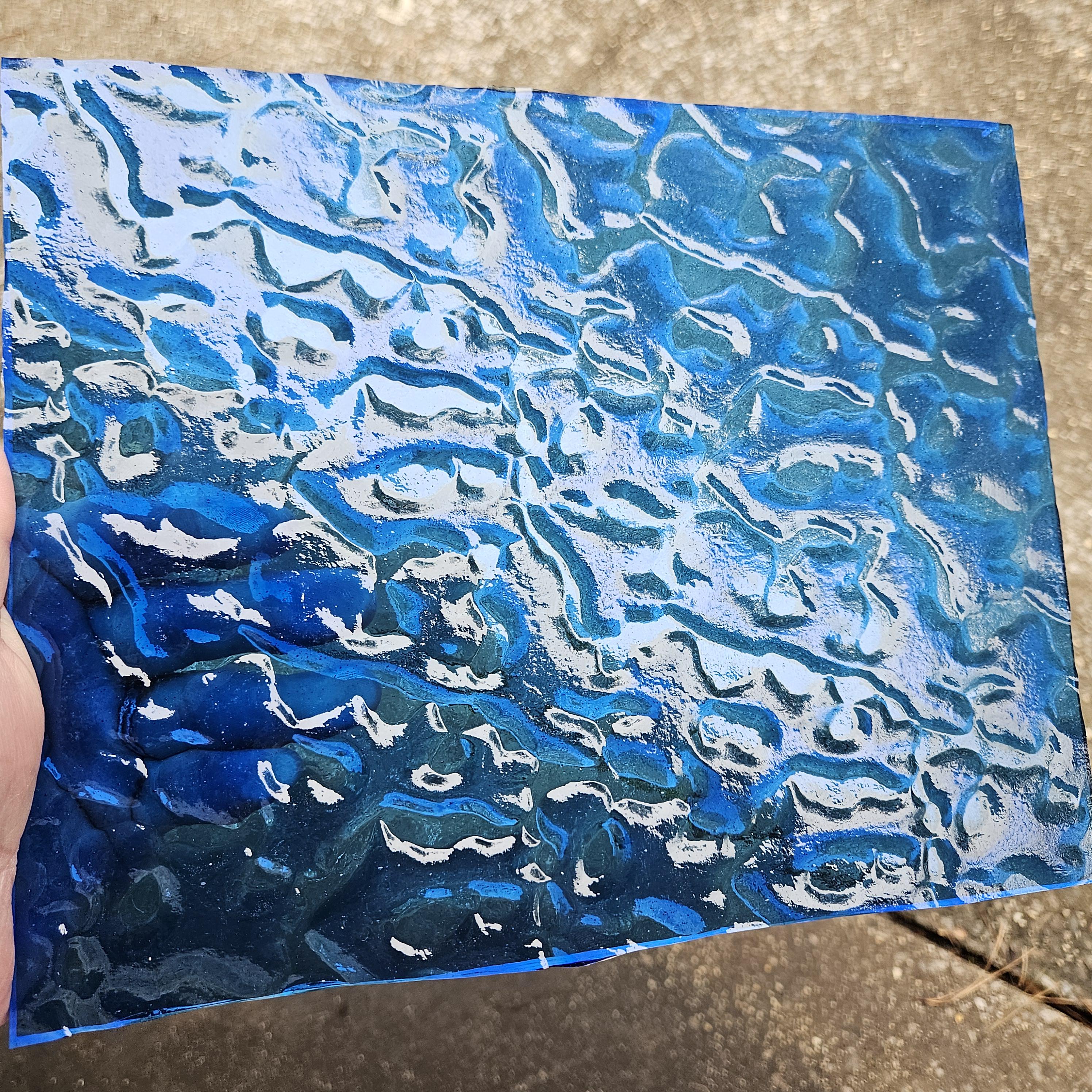 Medium Blue, Flemish, 341FLEM, Wissmach, Stained Glass Sheet - Etsy