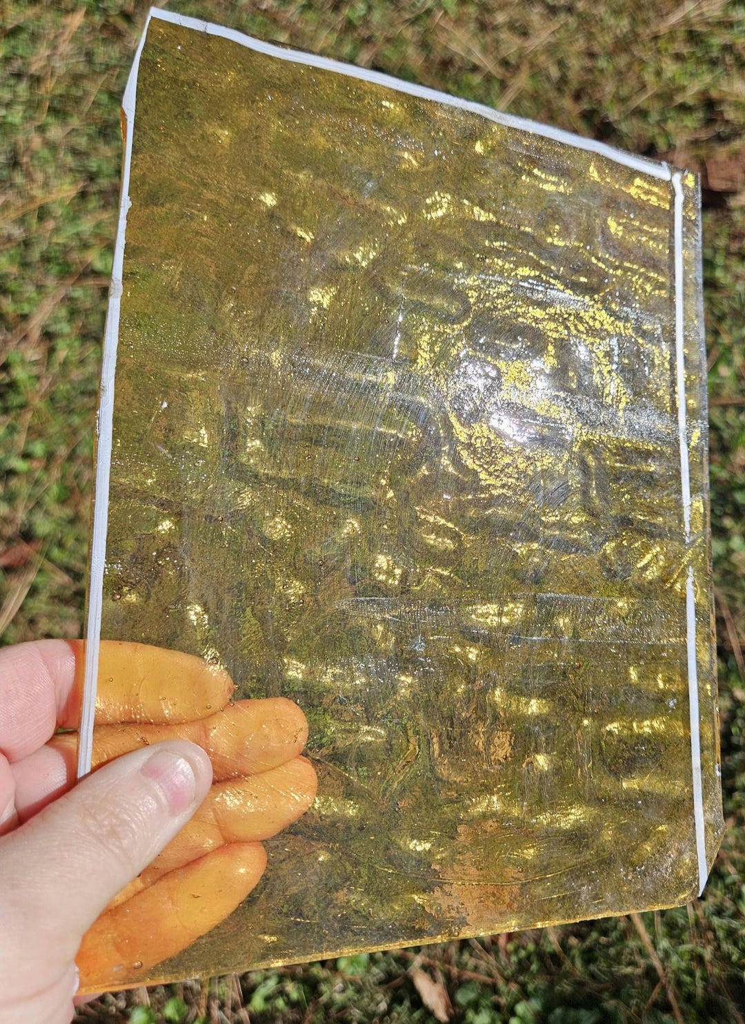 Medium Amber, Kokomo, Flemish, Stained Glass Sheet - Etsy
