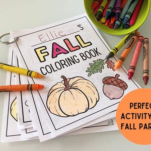 Fall Coloring Book, Autumn Coloring, October Coloring Pages, Seasons ...