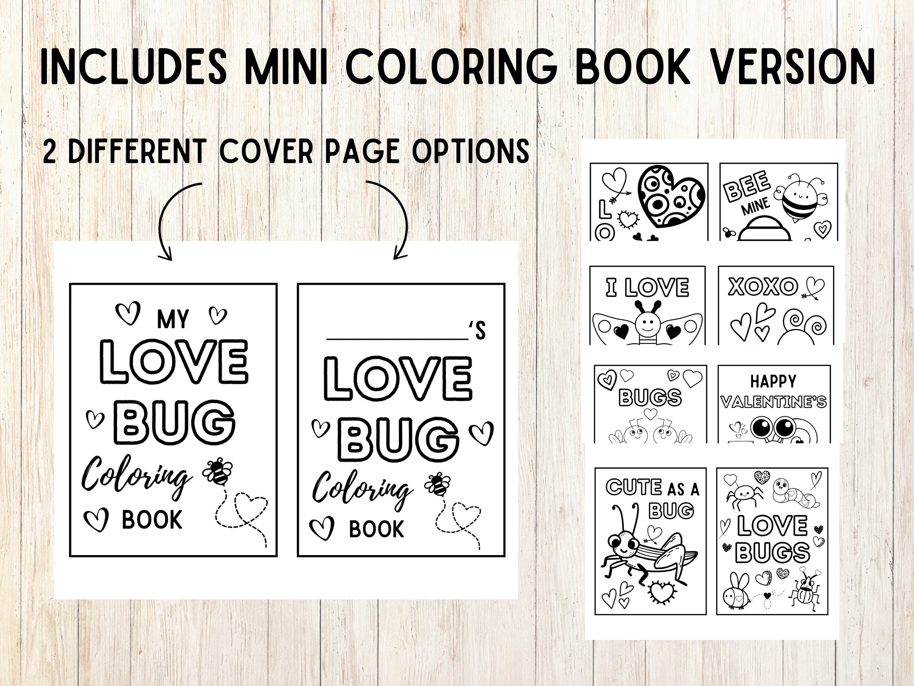 Love Bug Valentine Coloring Pages, Printable Coloring for Kids ...